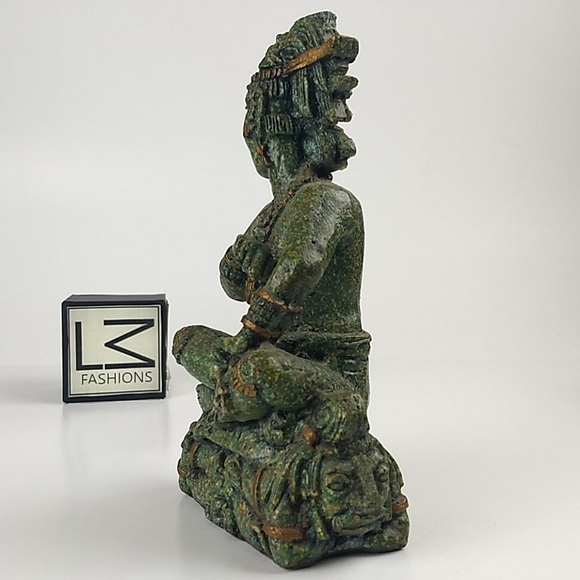 Accents | Cultured Stone Lord Pacal Vtg 8s Mexican Made | Poshmark